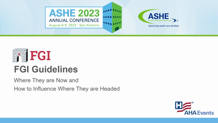 FGI Guidelines: Where They are Now and How To Influence Where They are ...