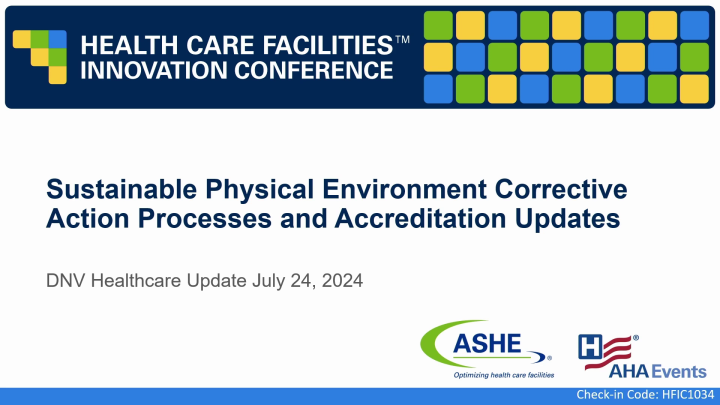 DNV Update: Sustainable Physical Environment Corrective Action ...