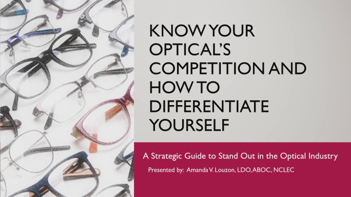 Know Your Optical's Competition and How to Differentiate Yourself ...