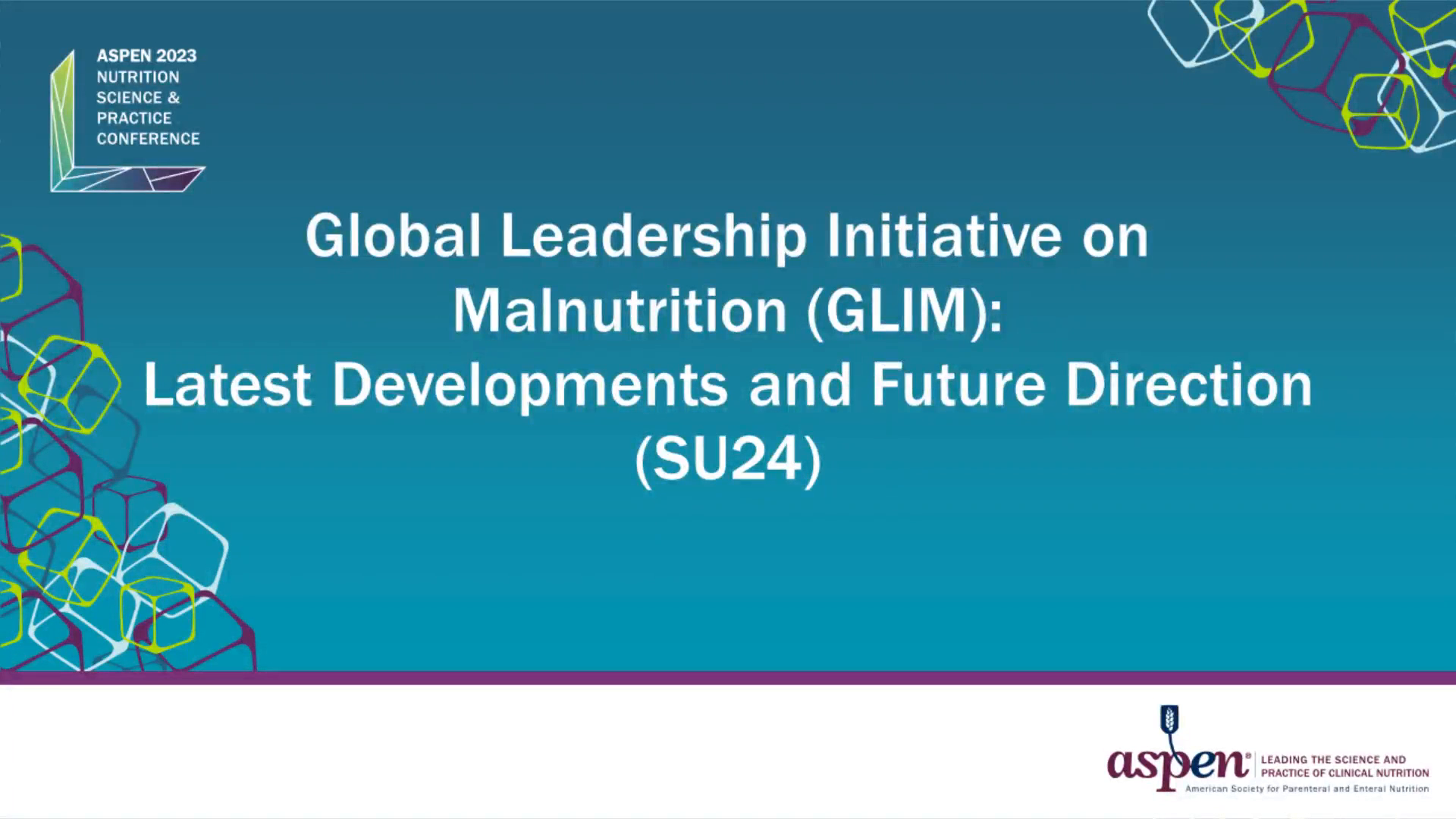 Global Leadership Initiative on Malnutrition (GLIM): Latest ...