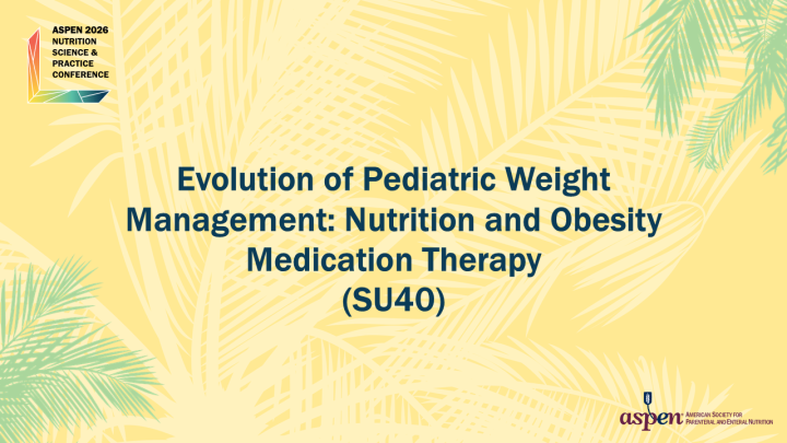 Evolution of Pediatric Weight Management: Nutrition and Obesity ...