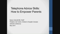Telephone Advice Skills: How to Empower Parents - American Academy of ...