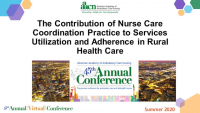 The Contribution of Nurse Care Coordination Practice on Services ...