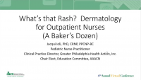 What's that Rash? Dermatology for Ambulatory Care Nurses - American ...