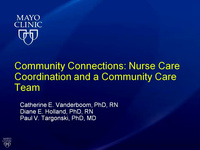 Community Connections: Nurse Care Coordination & A Community Care Team ...