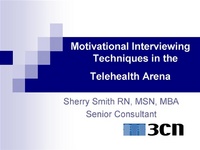 Motivational Interviewing Techniques in the Telehealth Arena - American ...