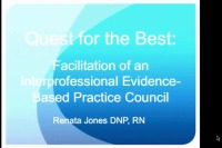 Quest for the Best - Interprofessional Evidence-Based Practice Council ...