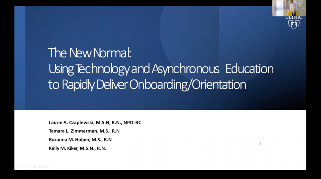The New Normal: Using Technology and Asynchronous Education to Rapidly ...