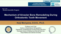 Mechanism of Alveolar Bone Remodeling During Orthodontic Tooth Movement ...
