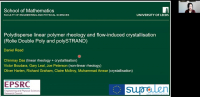 Polydisperse linear polymer rheology and flow-induced crystallisation ...