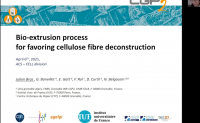 Bio-extrusion process for favoring cellulose fibre deconstruction ...
