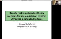 Density matrix embedding theory methods for non-equilibrium electron dynamics in extended ...