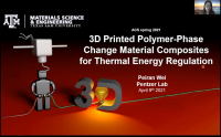 3D printed polymer-phase change material composites for thermal energy ...