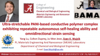 Ultrastretchable PANI-based conductive polymer complex exhibiting ...
