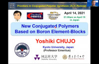 New conjugated polymers based on boron element-blocks - American ...