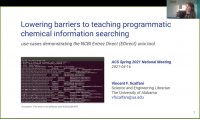 Lowering barriers to teaching programmatic chemical information searching: A use-case ...