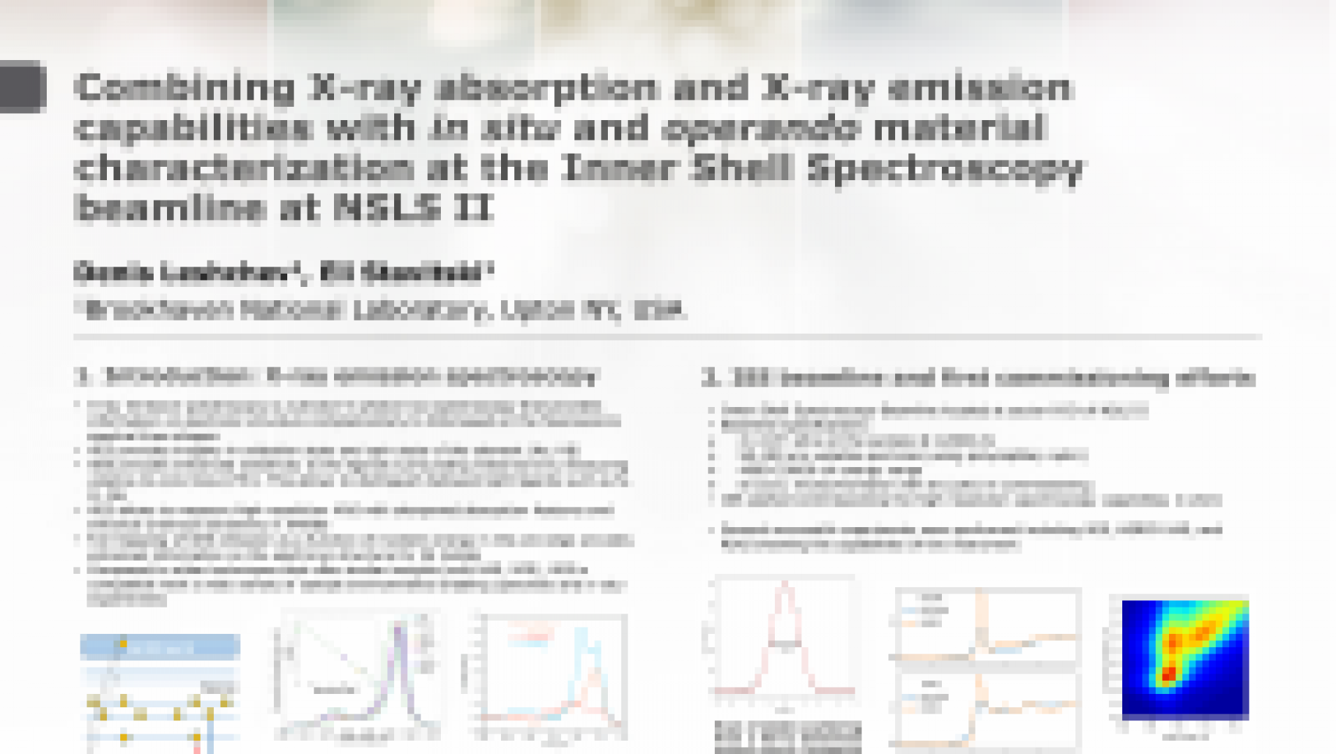 Combining X-ray absorption and X-ray emission capabilities with in situ ...