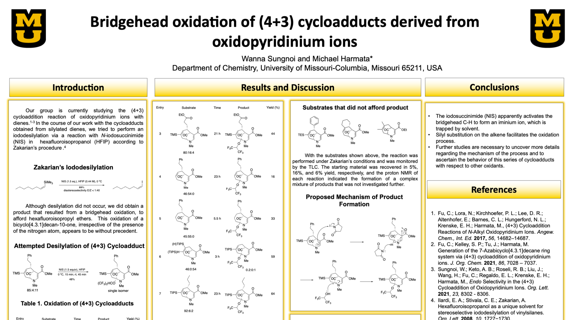 Bridgehead oxidation of (4+3) cycloadducts derived from oxidopyridinium ...