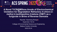 Novel Ti/CB@MXene anode for electrochemical oxidation of refractory 5 ...