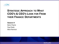 Strategic Approach to What COOs and CEOs Look for From Their Finance ...