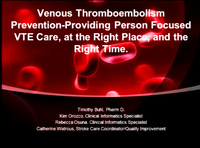 Venous Thromboembolism Prevention - Providing Person-Focused VTE Care ...