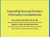 Expanding Nursing Faculty’s Informatics Competency Levels - American Nursing Informatics Association