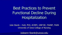Best Practices to Prevent Geriatric Decline During Hospitalization ...