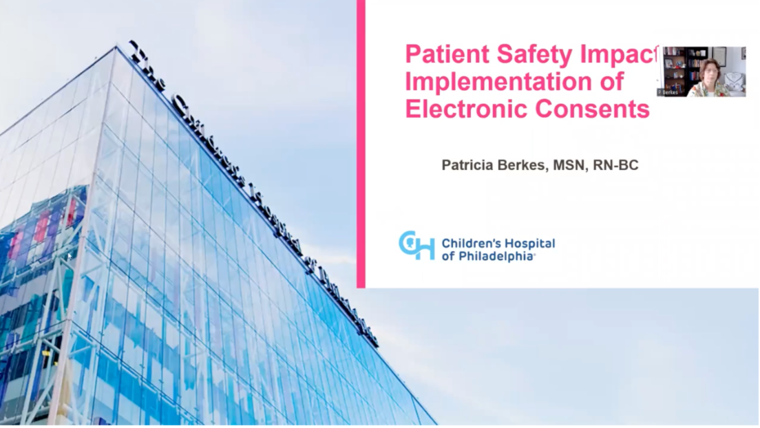 Patient Safety Impact: Implementation of Electronic Consents - American Nursing Informatics ...