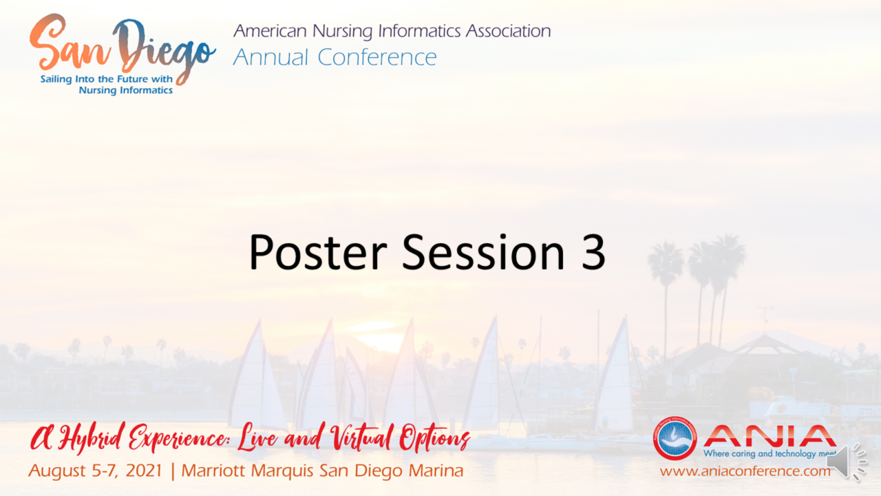 Poster Session 3 - American Nursing Informatics Association