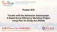 Trouble with the Admission Assessment: A Rapid Nurse Efficiency ...