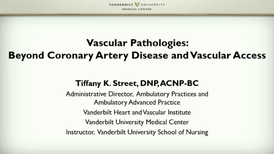 Vascular Pathologies: Beyond Coronary Artery Disease and Vascular ...