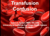 Transfusion Confusion - American Nephrology Nurses Association
