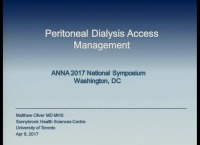 Peritoneal Dialysis Access Management - American Nephrology Nurses ...