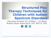 Structured Play Therapy Techniques for Children with Autism Spectrum ...