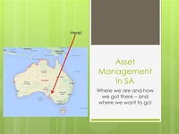 Asset Management In South Australia - Lessons Learnt So Far And Where ...