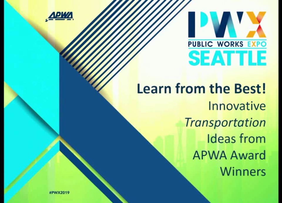 Learn from the Best! Innovative Project Ideas from Three APWA Award ...