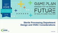 Sterile Processing Department Design and HVAC Considerations - American ...
