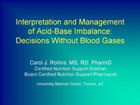 Interpreting Acid-Base Status - American Society for Parenteral and ...