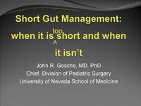 Short Gut - Management When it is Short and When it isn't - American ...
