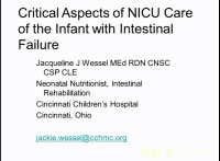 Pediatric Intestinal Failure from the Neonate to the Older Child: When ...