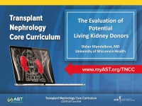 Donor Evaluation - American Society of Transplantation