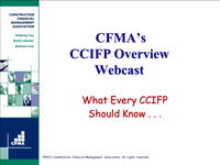 CCIFP Overview - Day 3 - Construction Financial Management Association