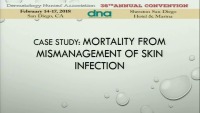 Case Study: Mortality from Mis-Management of Skin Infection ...