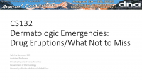 Dermatologic Emergencies - Dermatology Nurses' Association