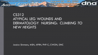 Atypical Leg Wounds and Dermatological Nursing: Climbing to New Heights ...