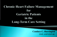 Chronic Heart Failure Management for Geriatric Patients in the Long ...