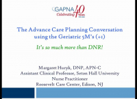 The Advance Care Planning Conversation Using the Geriatric 5 Ms – It’s ...