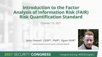 Introduction to the Factor Analysis of Information Risk (FAIR) risk ...