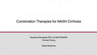 Combination Therapies for NASH Cirrhosis - Keystone Symposia
