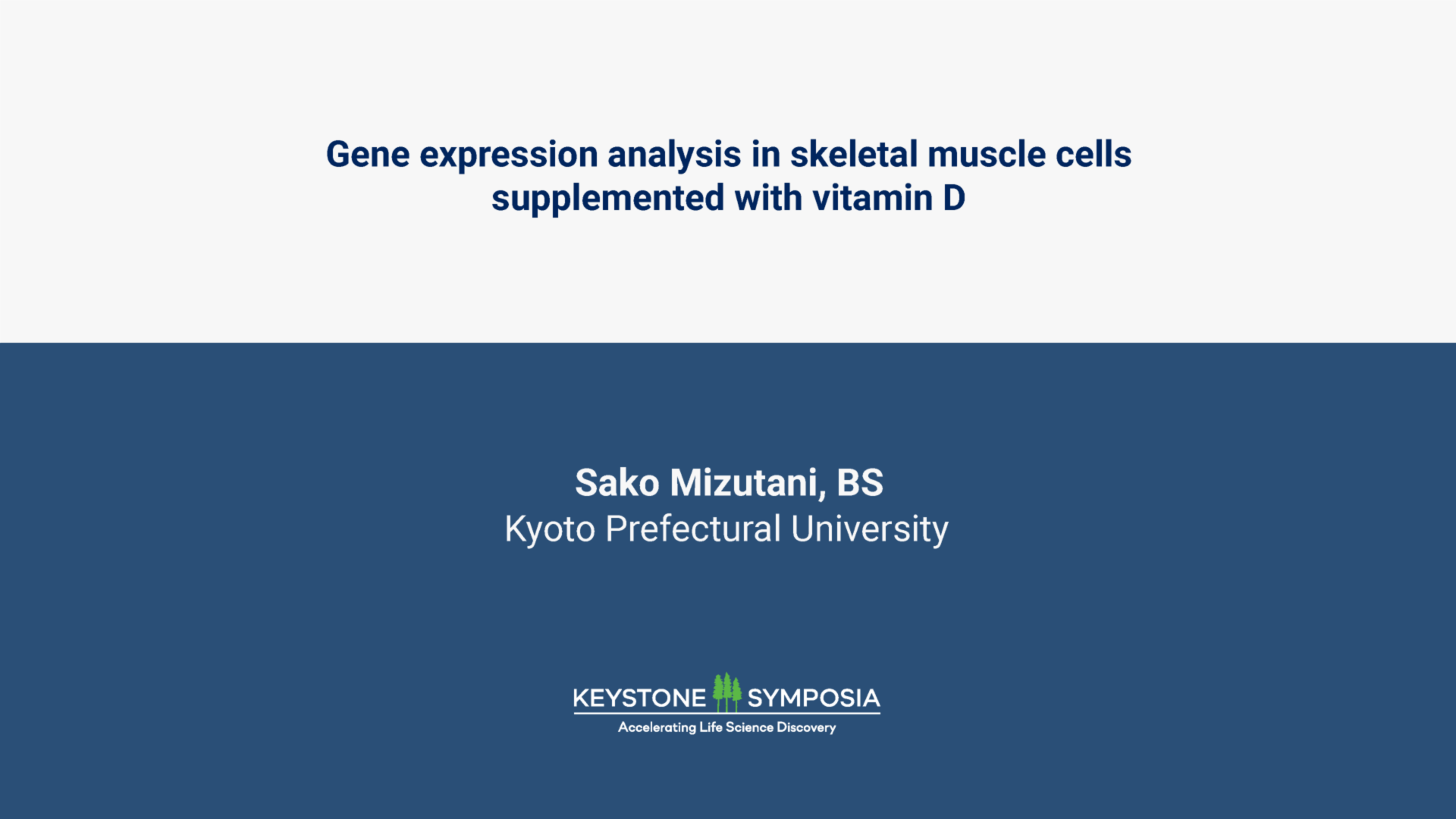 Gene expression analysis in skeletal muscle cells supplemented with ...